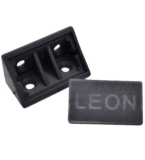 ΓΩΝΙΑ ΣΤΗΡΙΞΗΣ ME ΚΑΠΑΚΙ ΠΛΑΣΤΙΚΗ LEON 20Χ20Χ40ΜΜ (100ΤΜΧ) - HomeDepoters